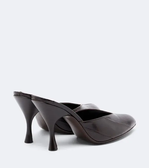HERBERT LEVINE Sitting Pretty Leather Mules