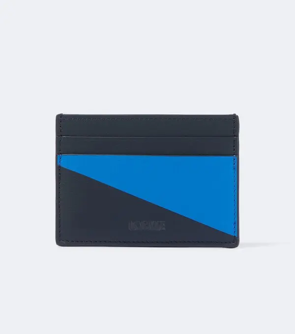 Loewe Leather Card Holder - Blue