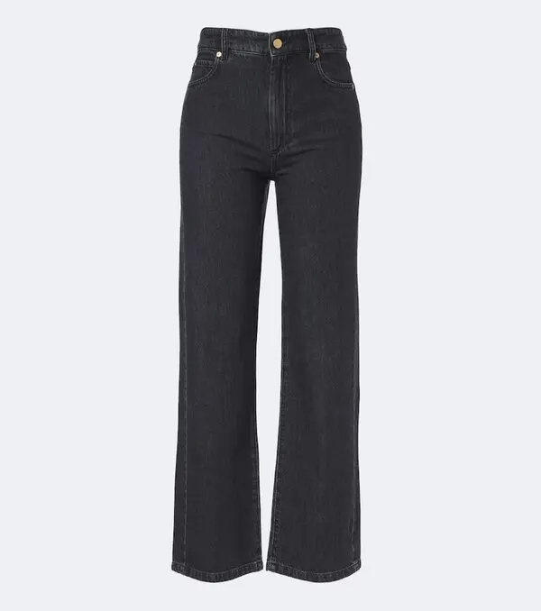 Max Mara High-rise Straight Jeans - Black