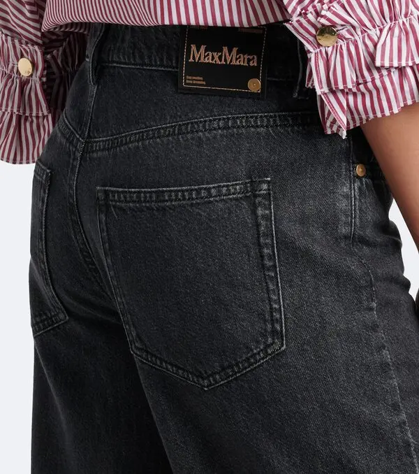 Max Mara High-rise Straight Jeans - Black