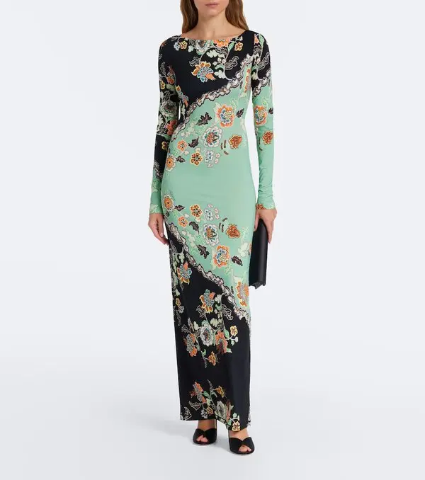 Roberto Cavalli Floral Maxi Dress