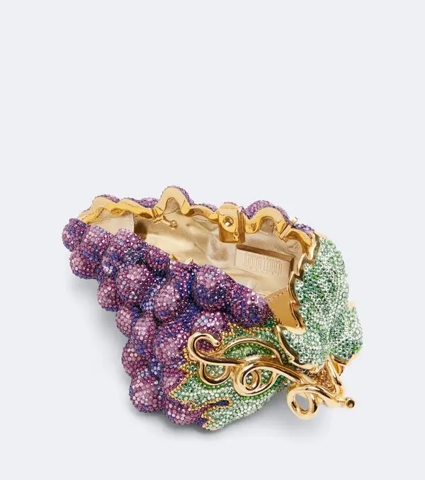 Judith Leiber Grapes Concord Embellished Clutch