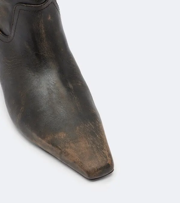 Paris Texas Bettina Leather Knee-high Boots - Brown
