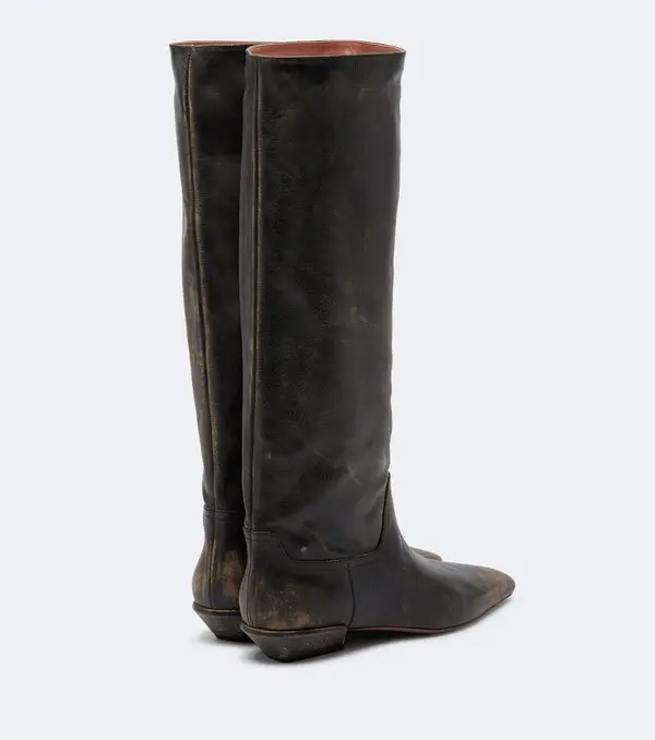 Paris Texas Bettina Leather Knee-high Boots - Brown