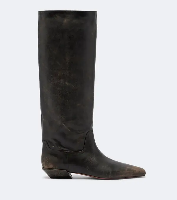 Paris Texas Bettina Leather Knee-high Boots - Brown