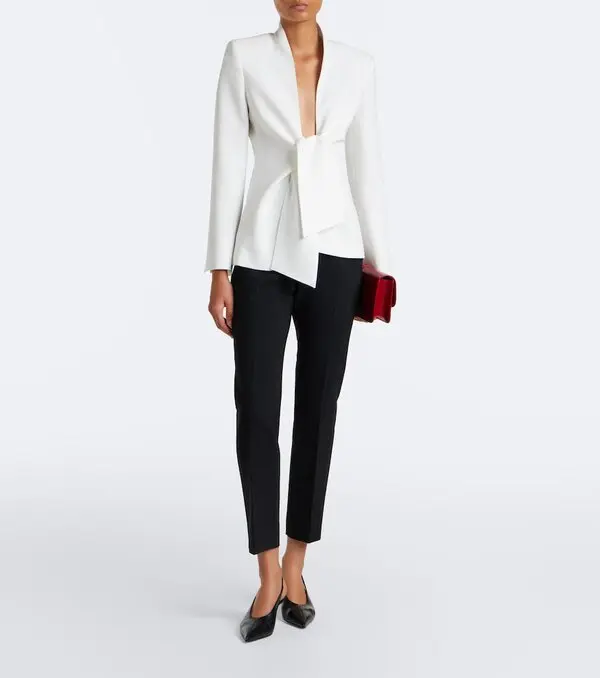 Max Mara Wool-blend Slim Pants