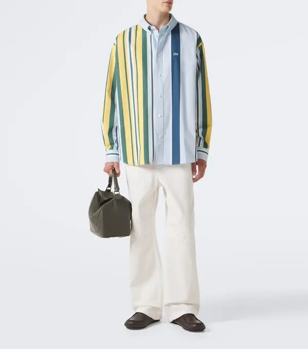 Loewe Double L Striped Cotton Twill Shirt