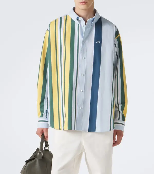 Loewe Double L Striped Cotton Twill Shirt