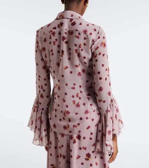 MARKARIAN Wilma Floral Chiffon Shirt