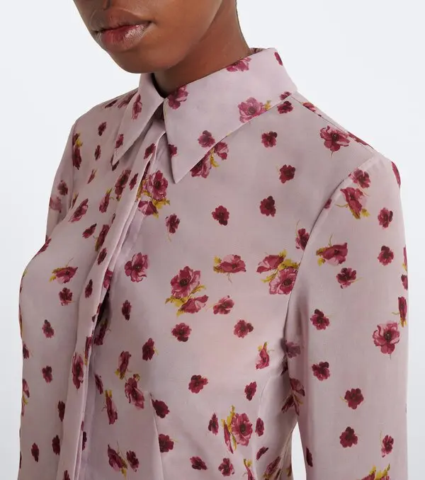 MARKARIAN Wilma Floral Chiffon Shirt