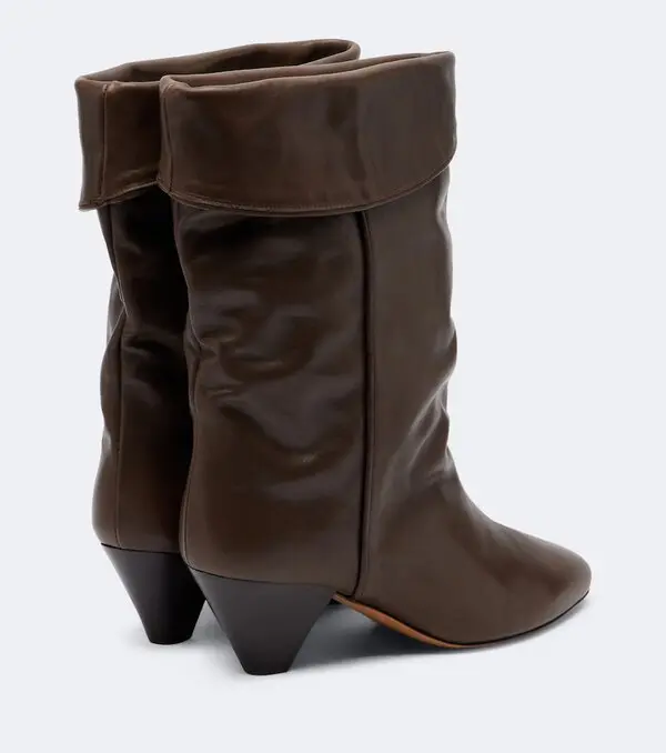 Isabel Marant Étoile Dalby Leather Ankle Boots