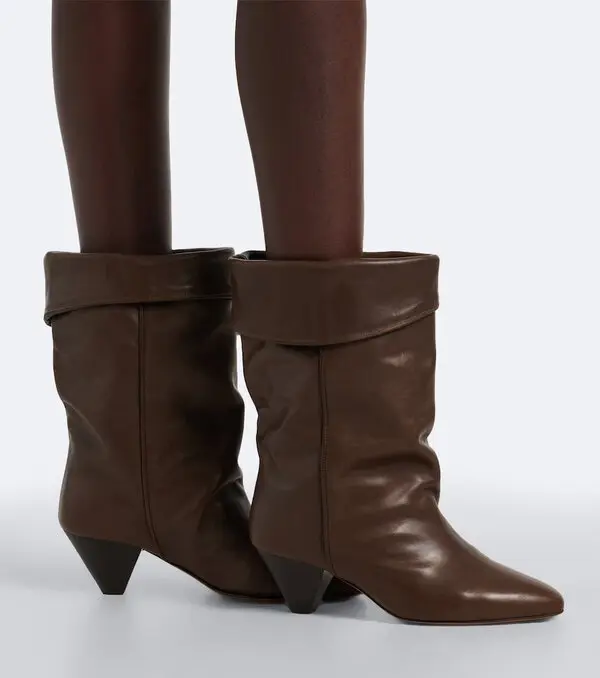 Isabel Marant Étoile Dalby Leather Ankle Boots