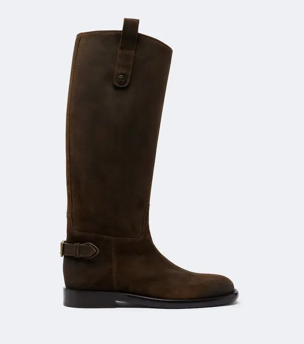 Burberry Suede Knee-high Boots