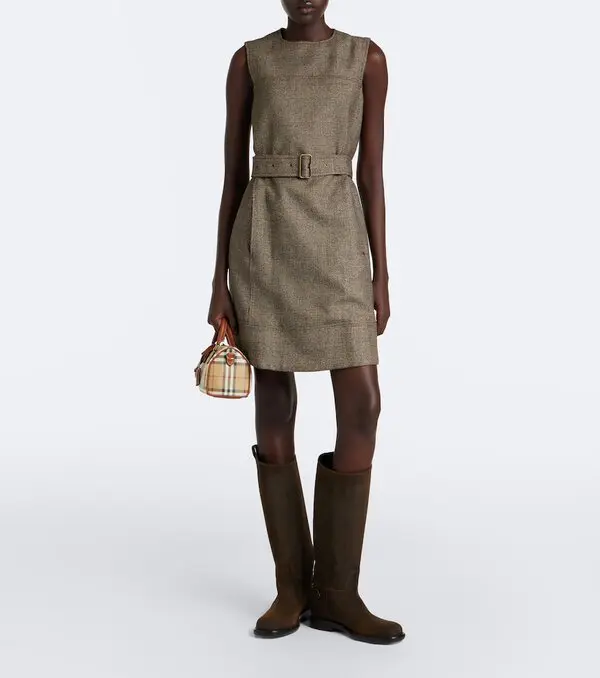 Burberry Suede Knee-high Boots