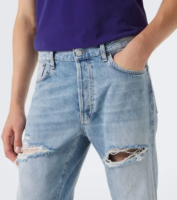 Acne Studios 1996 Distressed Straight Jeans