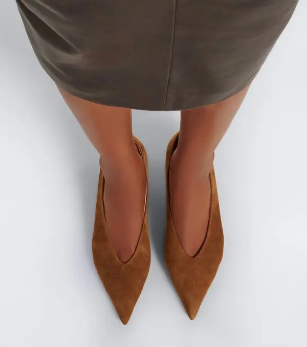 Le Monde Beryl Babouche Suede Pumps