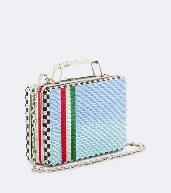 Judith Leiber Lunch Box Beep Beep Embellished Clutch