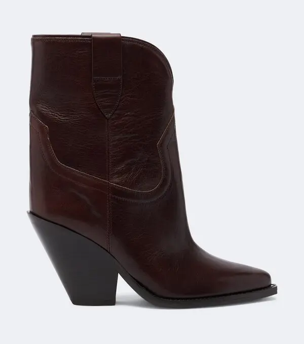 Isabel Marant Étoile Leyane Leather Cowboy Boots
