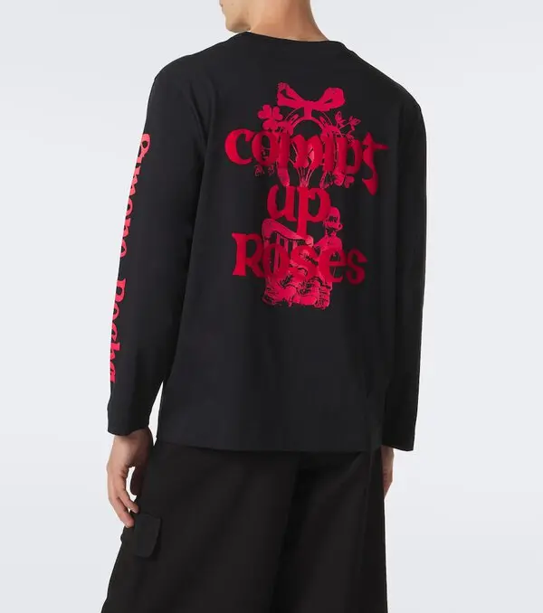 Simone Rocha Printed Cotton Jersey T-shirt