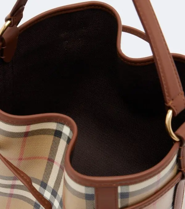 Burberry Check Small Bucket Bag
