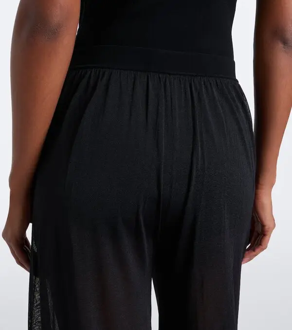 Simkhai Flora Sheer Knit Balloon Pants