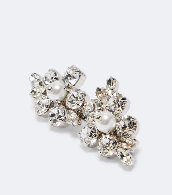 Simone Rocha Floral Mini Crystal-embellished Barrette
