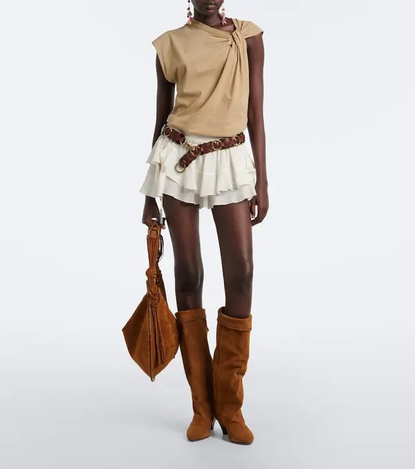 Isabel Marant Étoile Elita Suede Knee-high Boots - Brown