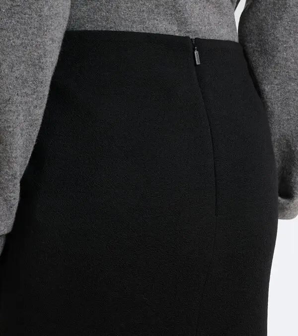 Max Mara Wool-blend Jersey Pencil Skirt
