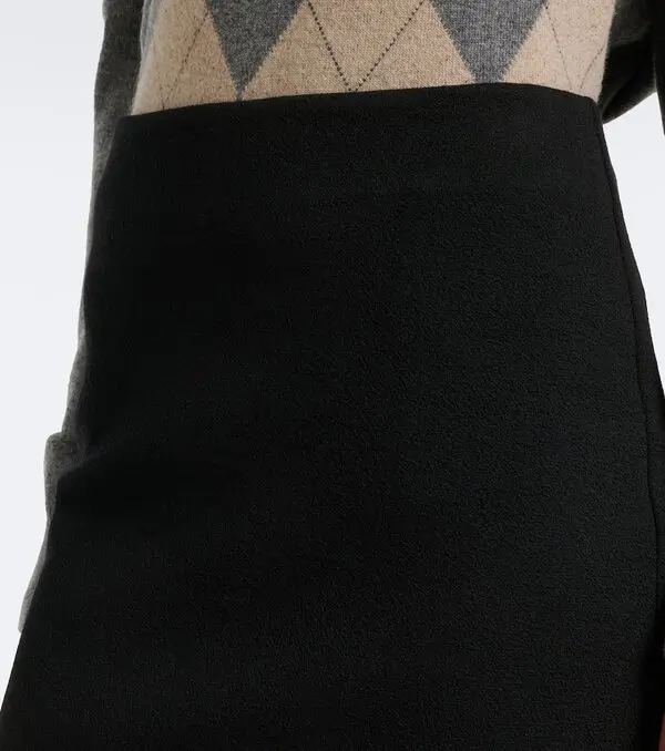 Max Mara Wool-blend Jersey Pencil Skirt