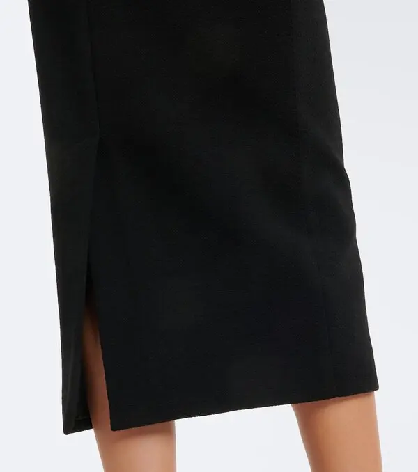 Max Mara Wool-blend Jersey Pencil Skirt
