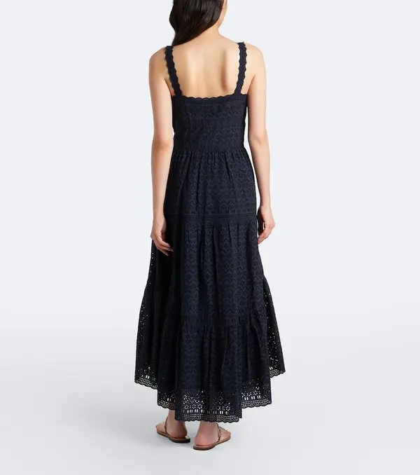 Ulla Johnson Constance Broderie Anglaise Cotton Midi Dress