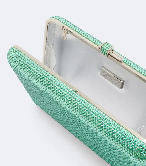 Judith Leiber Slim Slide Embellished Clutch