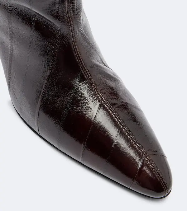 HERBERT LEVINE Silhouette Leather Knee-high Boots