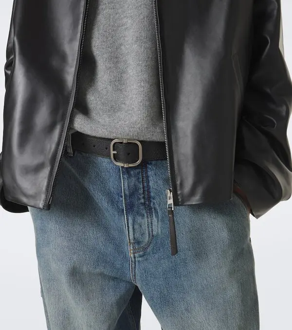Loewe Loop Reversible Leather Belt