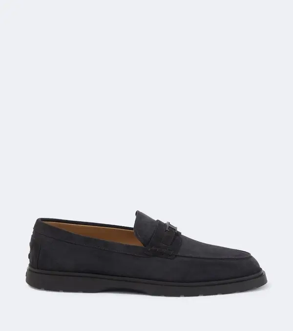 TOD'S Suede Penny Loafers