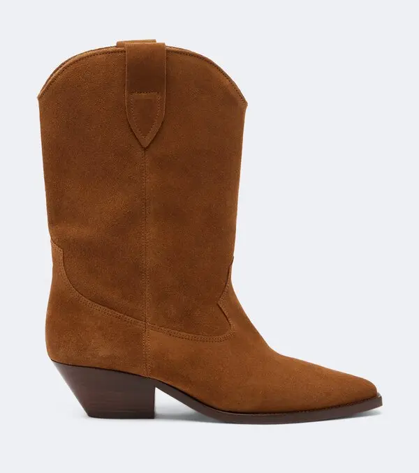 Isabel Marant Étoile Duerto Suede Cowboy Boots