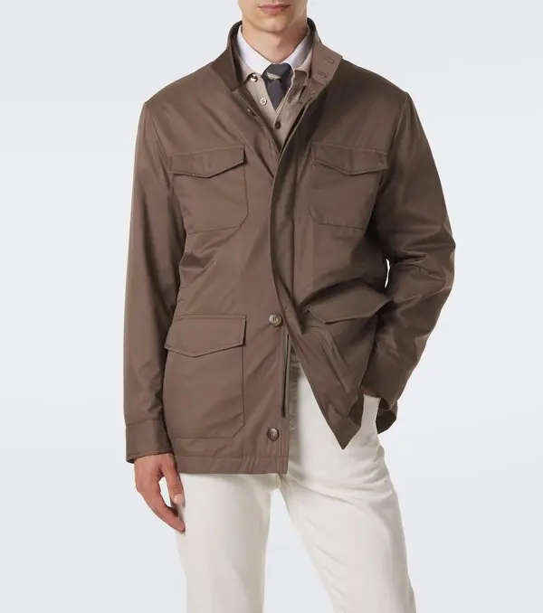 Canali Technical Field Jacket
