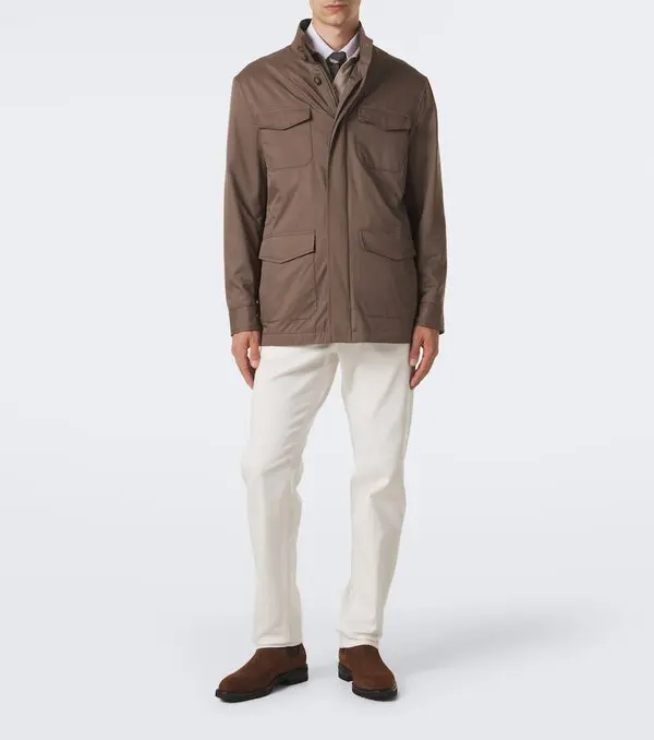 Canali Technical Field Jacket