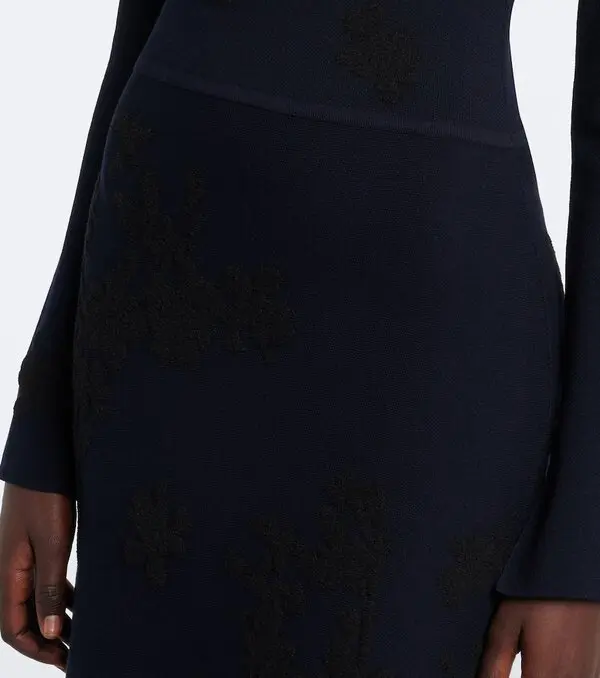 Erdem Jacquard Midi Dress