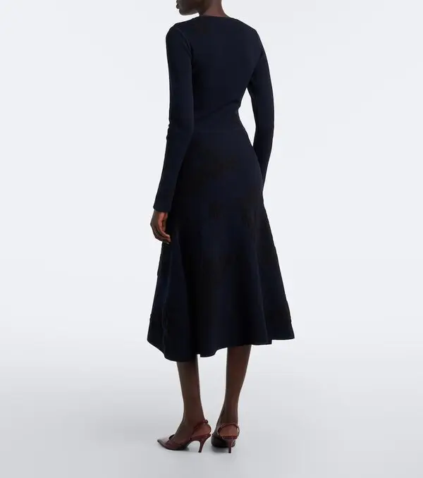 Erdem Jacquard Midi Dress