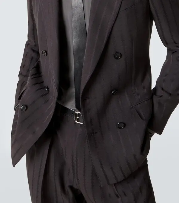 TOM FORD Striped Jacquard Blazer