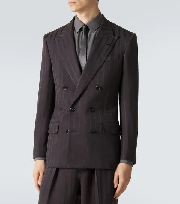 TOM FORD Striped Jacquard Blazer
