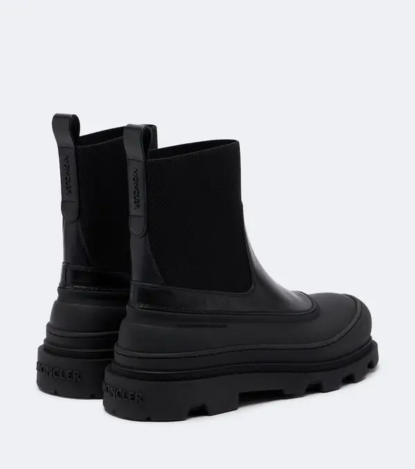 Moncler Vera Leather Ankle Boots