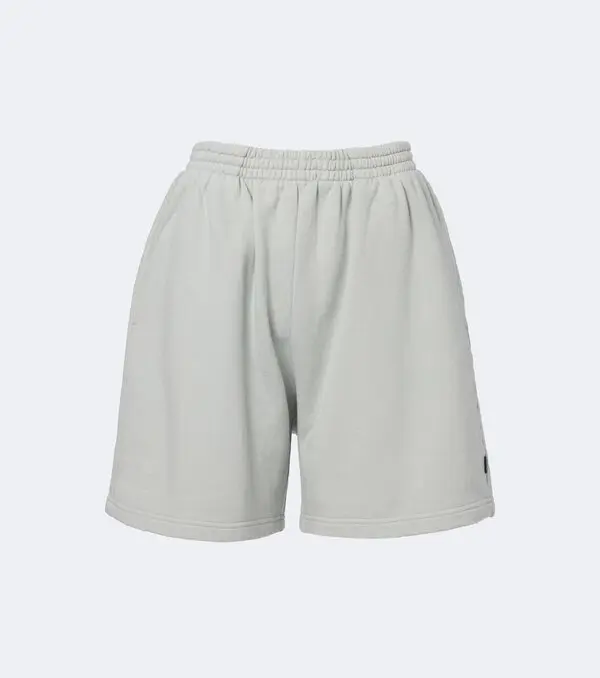Prada Cotton Fleece Shorts - Grey