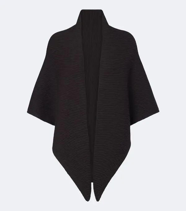 Max Mara Virgin Wool Shawl - Brown