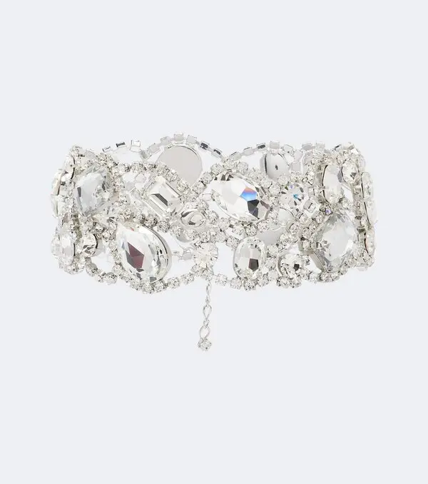 Magda Butrym Crystal-embellished Necklace - Silver