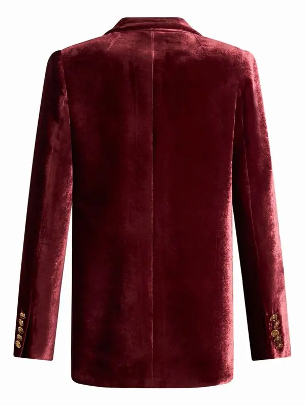 Etro Velvet Single-breasted Blazer Jacket