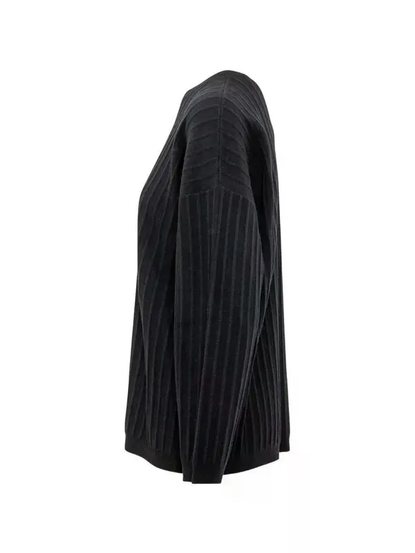 Fabiana Filippi Ribbed-knit Drop-shoulder Sweater