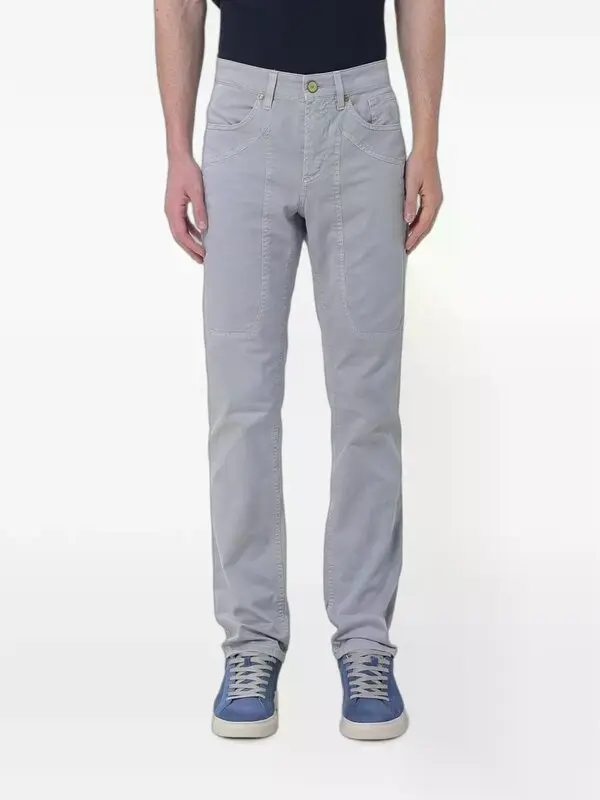 JECKERSON Patch-detail Trousers - Grey