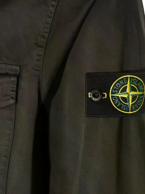 Stone Island Logo-patch Zip-up Jacket